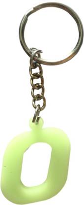 StopShop Glow in The Dark Radium Keychain - Letter O Key Chain Price in ...