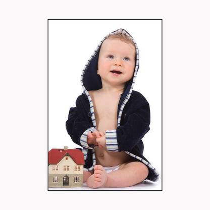 New Born Baby poster with Water Splash Proof 12inch x18 inch Paper ...