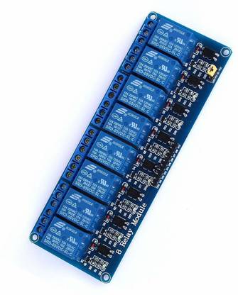 Mifra 8 Channel Relay Module 5V DC Electronic Components Electronic Hobby Kit Price in India ...