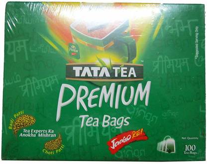 Tata Tea Bags (100 Dips Pack) Tea Bags Box Price in India - Buy Tata ...
