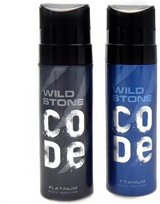 Wild Stone Code Platinum & Titanium Body Mist - For Men - Price in ...