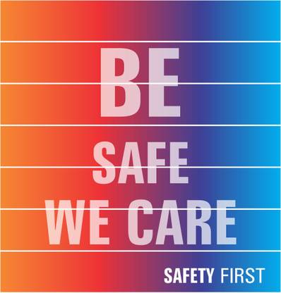 Impression Wall 97 cm Safety Quotes Stairs Sticker Self Adhesive ...