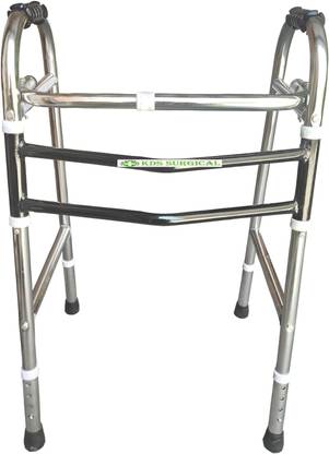 KDS SURGICAL Black And Steel Walker Walking Stick Price in India - Buy ...