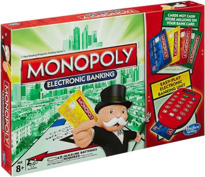 FUNSKOOL Hasbro Monopoly Electronic Banking Board Game Accessories ...