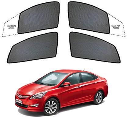 Magnetic Rear Window Sun Shade For Hyundai Verna Fluidic Price in India ...