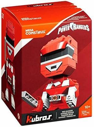 Mega Bloks Kubros Power Rangers Red Ranger Building Kit - Kubros Power ...