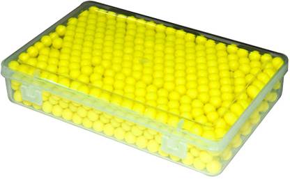 JERN 1000 Pcs 6 MM Plastic BB Bullets For Toy Guns & Air Gun | | Yellow ...