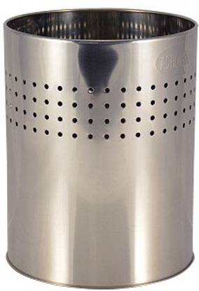JohnMacc Stainless Steel Perforated Round West Dustbin (8 x 10 Cm ...