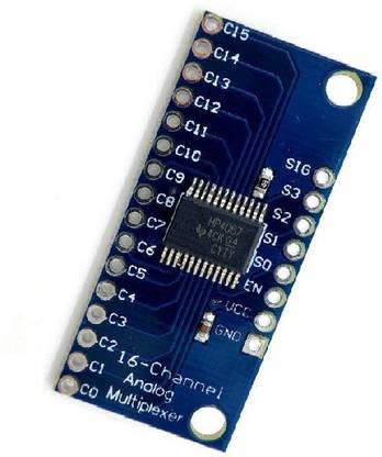 SunRobotics CD74HC4067 16-CHANNEL ANALOG/DIGITAL MULTIPLEXER Micro Controller Board Electronic ...
