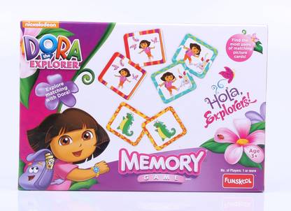 FUNSKOOL Dora The Explorer Memory Game Educational Board Games Board ...