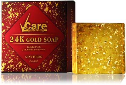 Vcare 24K Gold Soap, 125 gm - Price in India, Buy Vcare 24K Gold Soap ...
