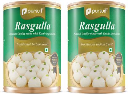 PURSUIT Rasgulla 1 Kg (Pack of 2 ) Tin Price in India - Buy PURSUIT ...