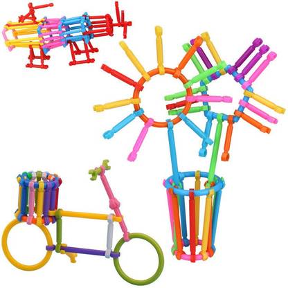 kluzie Smart Stick Building Blocks with different shapes and colors ...