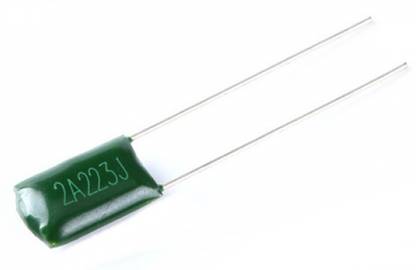 e4u 2A223J - 22nF, 100V +/-5% Polyester Film Capacitor - 50 No's ...