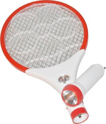 MEZIRE Rechargeable Mosquito/Insect Racket BAT with Detachable LED ...