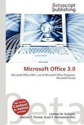 Microsoft Office 3.0: Buy Microsoft Office 3.0 by unknown at Low Price ...