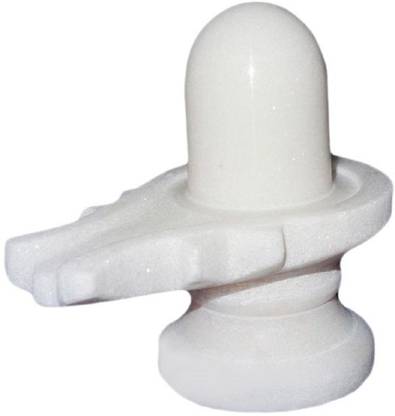 Maa bhagwati traders Marble Shivling Lord Shiva Decorative Showpiece ...