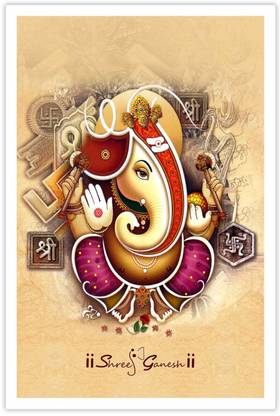 Shree Ganesha Vastu Paper Poster Paper Print - Religious posters in ...