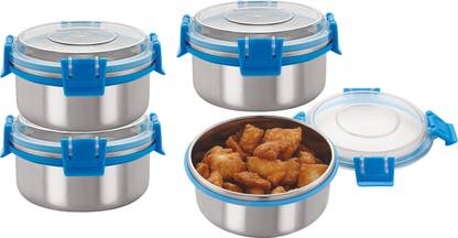 Steel Lock Steel Fridge Container - 400 ml Price in India - Buy Steel ...