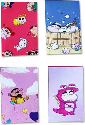 Macro Shinchan Themed bookmark set of 4 Magnetic Bookmark Bookmark ...