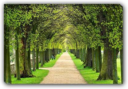 Art Factory Vastu Endless Path Painting Canvas Strecher Canvas 12 inch ...