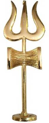 Kesar Zems Trisul Small Decorative Collectible (4601 Yellow) Decorative ...