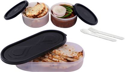 Flipkart.com | Lush New Collection 3 in 1 3 Containers Lunch Box