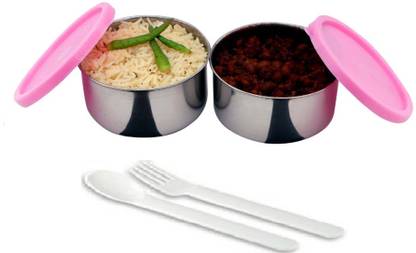 Flipkart.com | Lush Containers Lunchbox 2 Containers Lunch Box