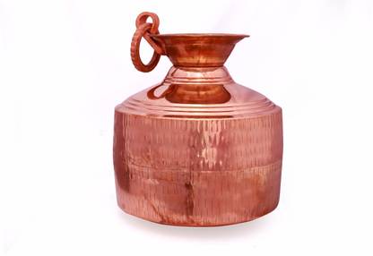 GAGHAR High Quality Traditional Unique Designer Copper Pot/Ghada (13-14 ...