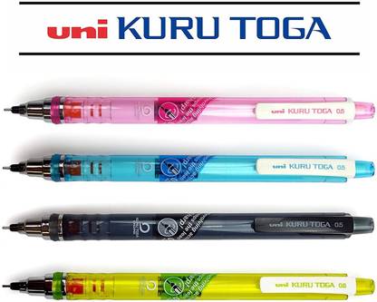 Flipkart.com | uni-ball Kurutoga M5-450T 0.5mm, Built in Eraser (Multicolor Body) Pencil ...