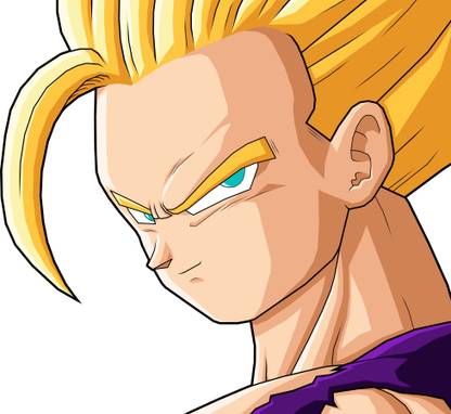 angry gohan face sticker poster|dragon ball z poster|anime poster|size ...