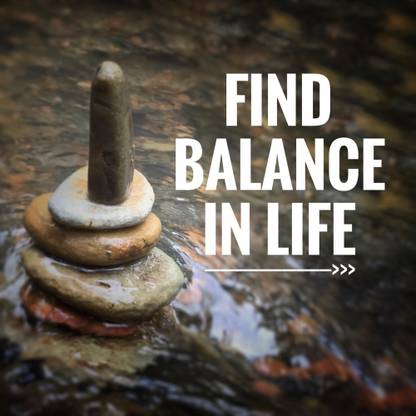 find balance in life |Motivational Poster|Inspirational Poster|Gym ...