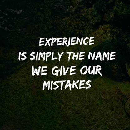 experience is |Motivational Poster|Inspirational Poster Paper Print ...