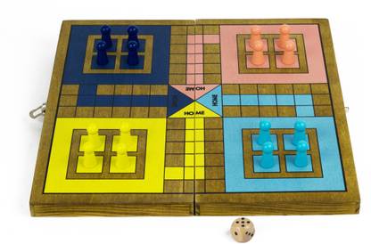 Wooden Games Workshop Pachisi Strategy & War Board Game - Pachisi ...