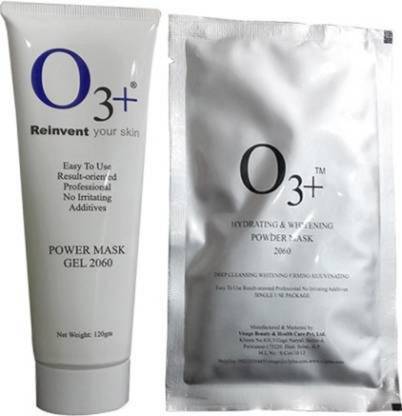 o3 plus O3+ Facial Power Mask Gel and Powder 2050 with Activated ...