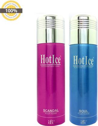 HOT ICE Body Spray SOUL + SCANDAL Women Body Spray - For Men & Women ...