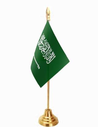UNIQ Saudi Arabia Rectangle Table Miniature Flag Price in India - Buy ...