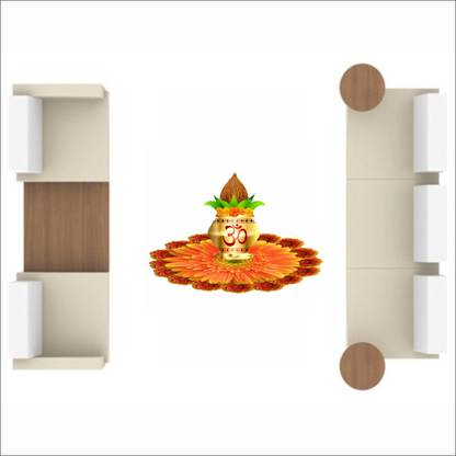 wildartcreation 35 cm Beautiful Kalash Wall Sticker 35 cm X 50 cm ...