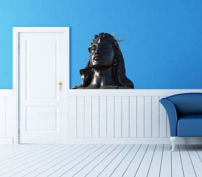 SUDARSHAN STICKER 41 cm Shiva adiyogi Wall Sticker (41Cm X45Cm) Self ...