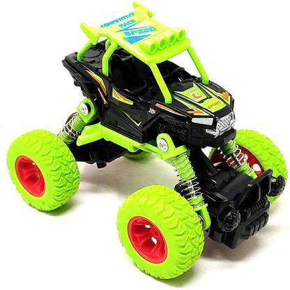 Shanaya Mini Monster Truck Pull Back Mechanism With Rubber Tyre - GREEN ...