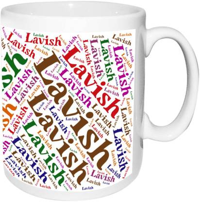 alwaysgift Lavish Name white Birthday & Anniversary Gift Ceramic Coffee ...