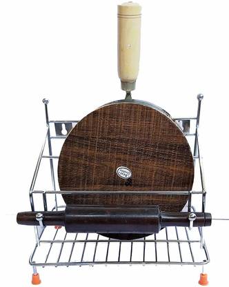 VSS Chakla/Belan Kitchen Rack Steel Chakal Belan Tawa Chimta Stand ...