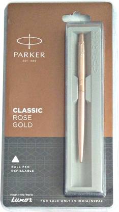 PARKER Classic Rose Gold Ball Pen Ball Pen - Buy PARKER Classic Rose ...