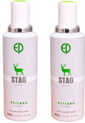 ESTIARA Stag White Men deodorant Body Spray - For Men - Price in India ...