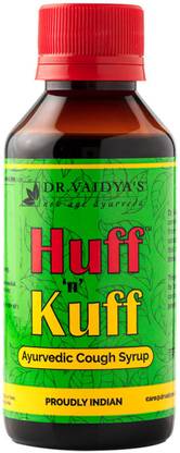 DR. VAIDYA'S Huff N Kuff Syrup - Ayurvedic treatment for Cough & Throat ...