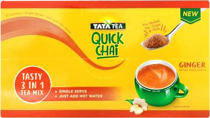 Tata Quick Chai Ginger Tea Box Price in India - Buy Tata Quick Chai ...