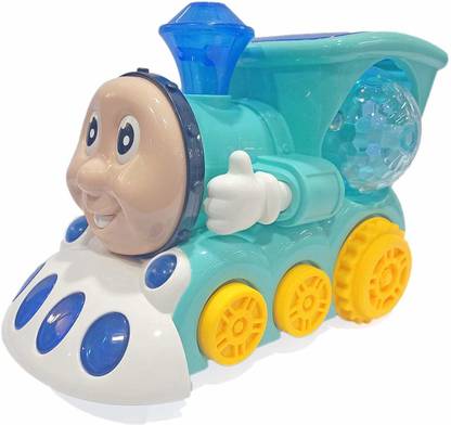 Quinergys ®Musical Bump and Go Smiley Train with Flashing Lights ...