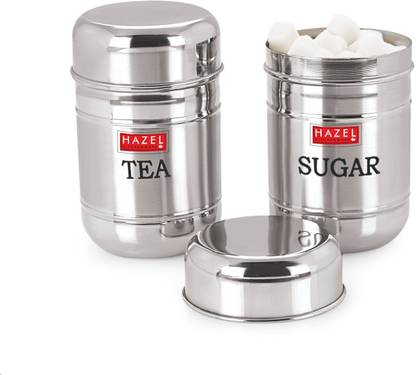 HAZEL Steel Tea Coffee & Sugar Container - 1 L Price in India - Buy ...