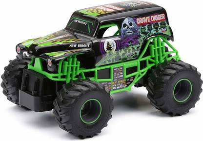 New Bright Monster Jam Grave Digger Rc Car - Monster Jam Grave Digger ...