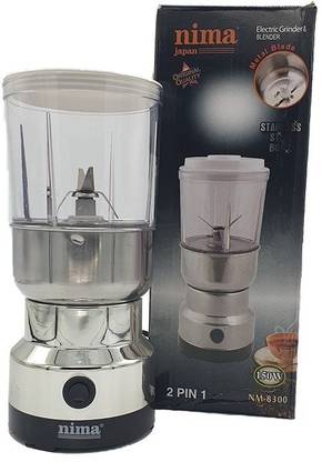 Nima Mini 2 in 1 Electric Grinder And Blender NM-8300 150 Juicer Mixer ...